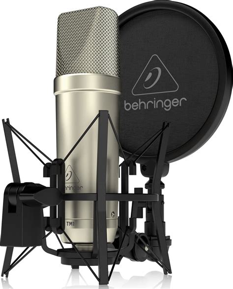 BEHRINGER TM1 MICROFONO A CONDENSATORE A DIAFRAMMA LARGO CON ANTIPOP E
