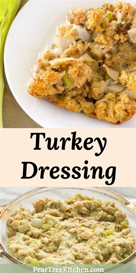 Simple Turkey Dressing Pear Tree Kitchen