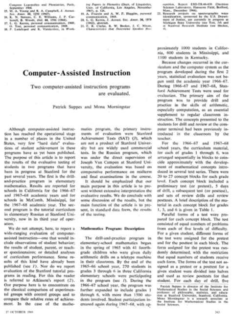 computer assisted instruction science