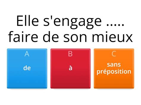 Les Verbes Fran Ais Avec La Pr Position De Ou Ou Sans