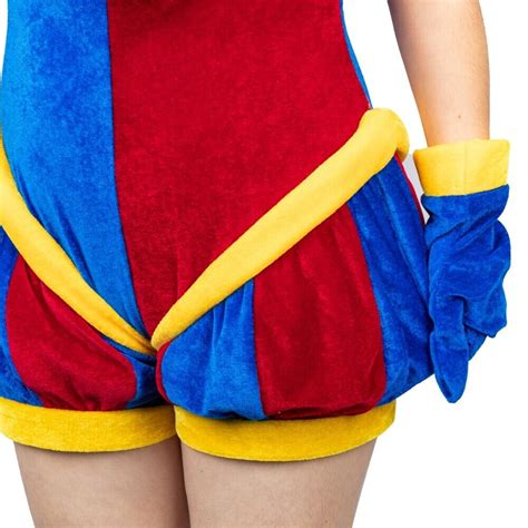 Xcoser The Amazing Digital Circus Pomni Costume Cosplay Full Set Adult