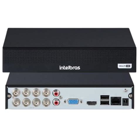 Kit Intelbras DVR Mhdx 3008c Mouse USB KaBuM
