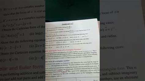 polar and euler form of a complex numbers youtube
