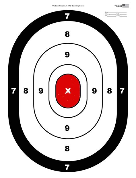 Free Printable Shooting Range Targets