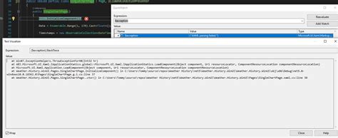 microsoft ui xaml markup xamlparseexception xaml parsing failed
