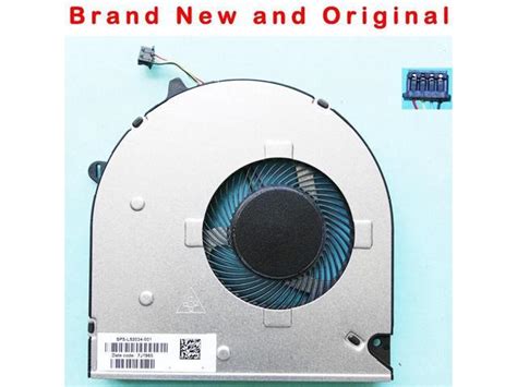 New Original Cpu Cooling Fan For HP 15 DU 15S DU0002TX L52034 001 DC5V