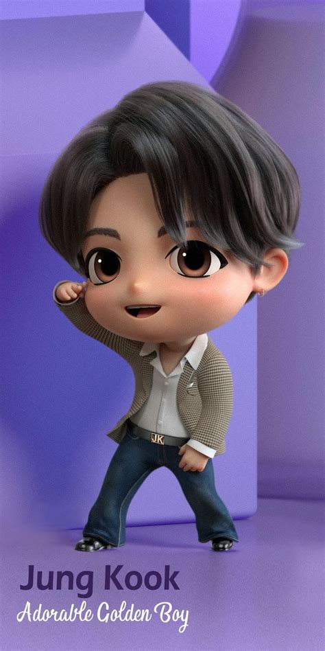 TINYTAN JUNGKOOK WALLPAPER Bts Jungkook Jungkook Bts Chibi