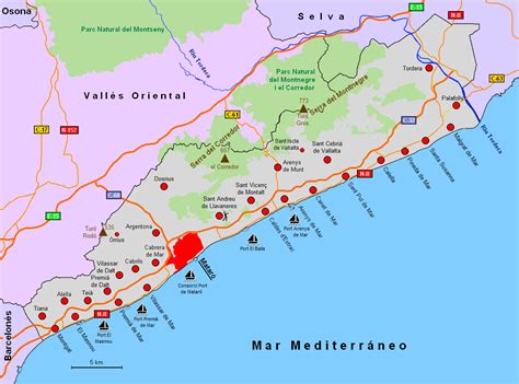 Costa Brava Karta Magic On The Wild Coast Costa Brava Spain