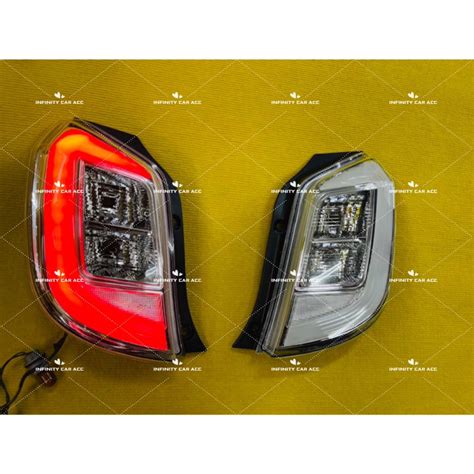 Perodua Axia 2014 2022 Led Taillamp Tail Lamp Light Albino White