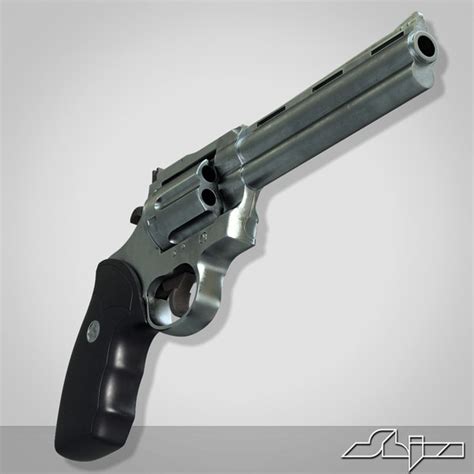 左轮手枪柯尔特蟒蛇3D模型 TurboSquid 593134