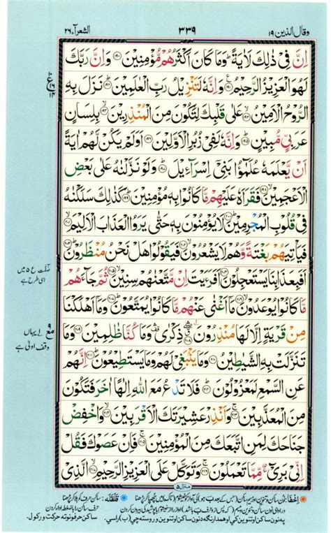 Reading Al Quran Part Chapter Siparah Page