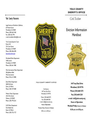 Fillable Online Yolo County Resources Fax Email Print PdfFiller