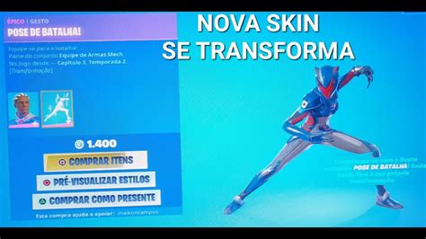LOJA DE ITENS NOVA SKIN TOP FORTNITE YouTube