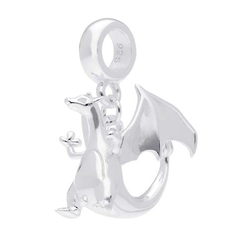 Pokémon Jewelry Charms Charizard Sterling Silver Dangle Charm