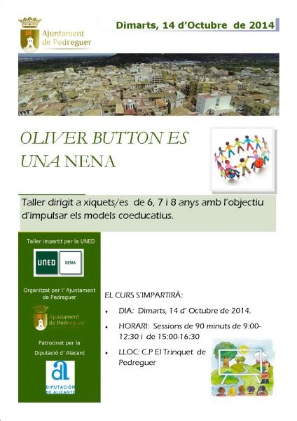 Oliver Button es una nena Orba Extensión Universitaria en Dénia UNED