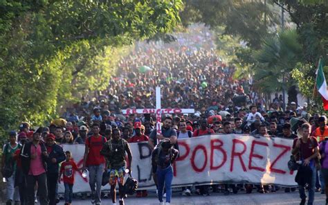 Sale de Chiapas caravana de más de 10 mil migrantes rumbo a Estados
