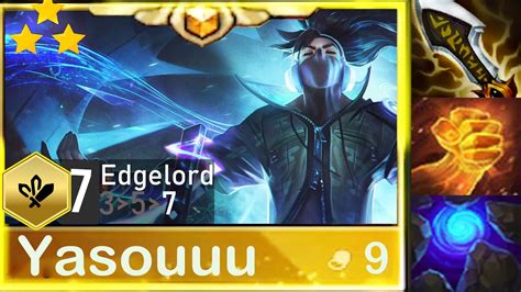 Yasou One Shot Every Things With 100 Ad 7 Edgelord Yasou TFT Set