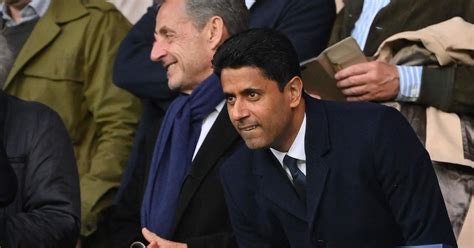Ligue 1 Nasser Al Khelaïfi président du PSG présent à Auxerre Crumpe