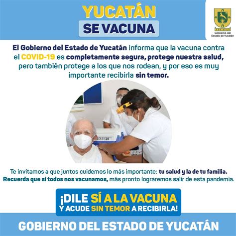 Gobierno De Yucat N On Twitter La Vacuna Contra El Coronavirus Es