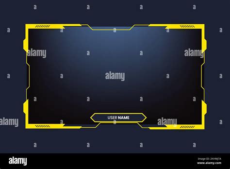 Broadcast Screen Interface Design With Button Elements For Live