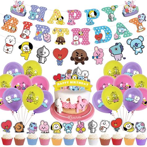 Buy Bt Birthday Party Supplies Bts Party Decorations For Bangtan