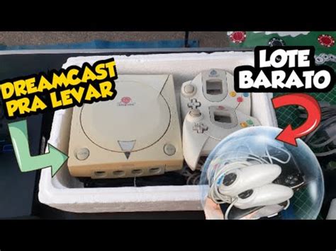 Ps Barato Dreamcast Na Caixa Mega Drive Xbox Ps Controles De