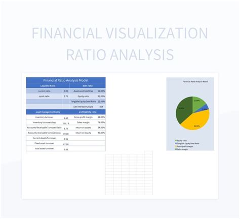 Financial Visualization Ratio Analysis Excel Template And Google Sheets