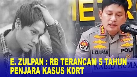 BERITA TERBARU HARI INI Lakukan KDRT RIZKY BILLAR Diancam Hukuman 5
