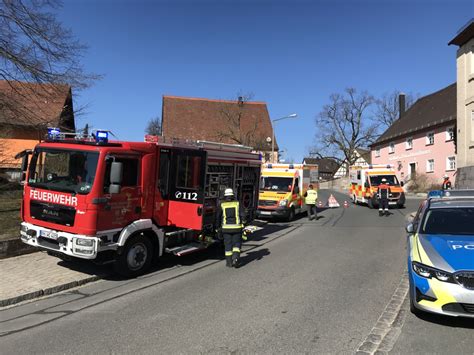 Gasaustritt im Gebäude Freiwillige Feuerwehr Röthenbach