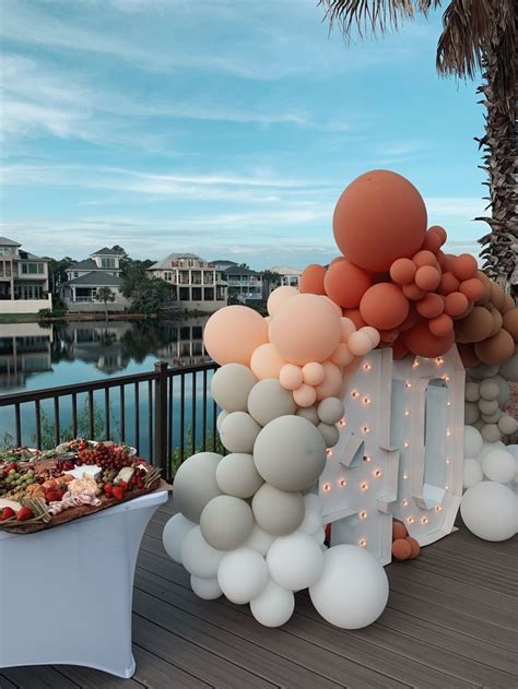 Th Birthday Party Th Birthday Parties Th Birthday Balloon Garland