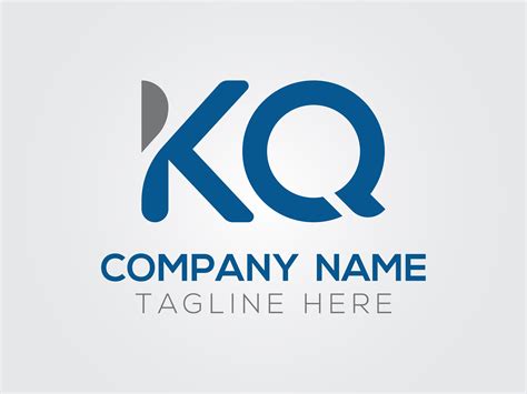 Letter KQ Logo Design Vector Template Graphic By Rana Hamid Creative