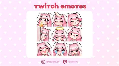 Custom Twitch Emotes Twitch Art Artist
