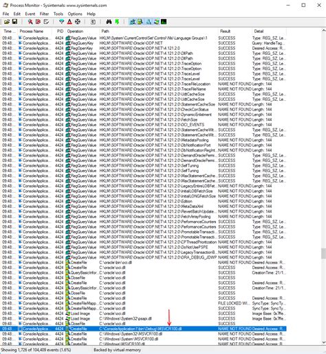 C Visual Studio System Dllnotfoundexception Unable To