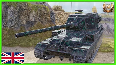 FV215B 183 7 105 DAMAGE WoT Blitz ACE Replays YouTube