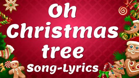 Oh Christmas Tree With Lyrics YouTube