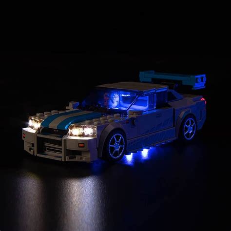 Display Stand For LEGO Speed Champions 2 Fast 2 Furious Nissan Lego