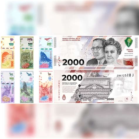 Gobierno argentino anuncia emisión de nuevos billetes de 20 mil y 50