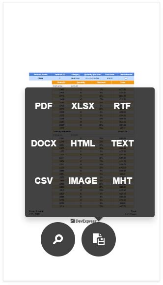 mobile mode in asp web forms reporting reporting tools devexpress documentation