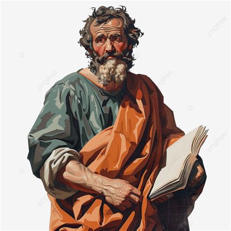 Saint Peter Apostle Of Christ Colored Saint Peter Apostle PNG