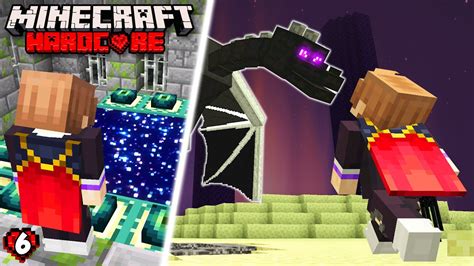 I Beat The Ender Dragon With NOTHING In Hardcore Minecraft 6 YouTube