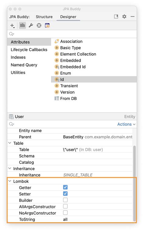 Entity Designer Intellij Idea Documentation