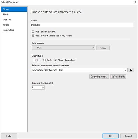 stored procedures pass ssrs parameter to bigquery sp stack overflow