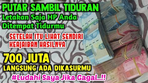 PUTAR SAMBIL TIDURAN UANG DATANG SENDIRI KERUMAH ANDA MELALUI MALAIKAT