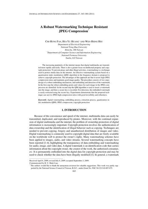 pdf a robust watermarking technique resistant jpeg compression
