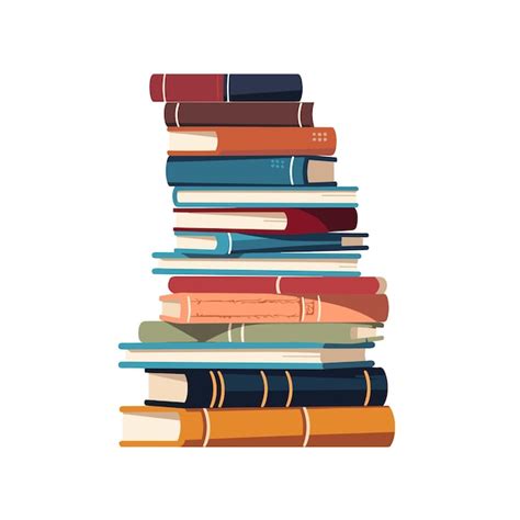 Premium Vector Hand Drawn Stack Of Books