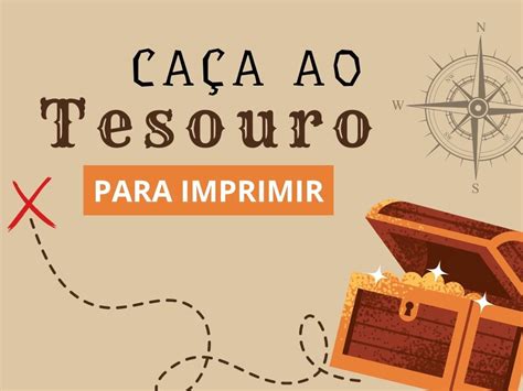 caça ao tesouro pronto PARA IMPRIMIR Como Fazer Artesanatos