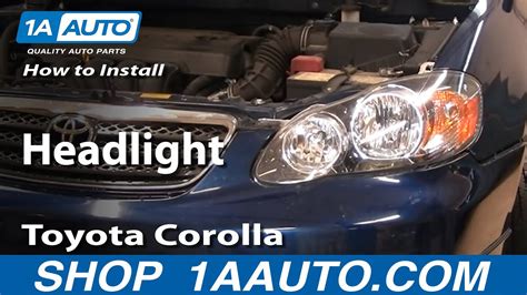 How To Adjust Headlights 2005 Toyota Corolla