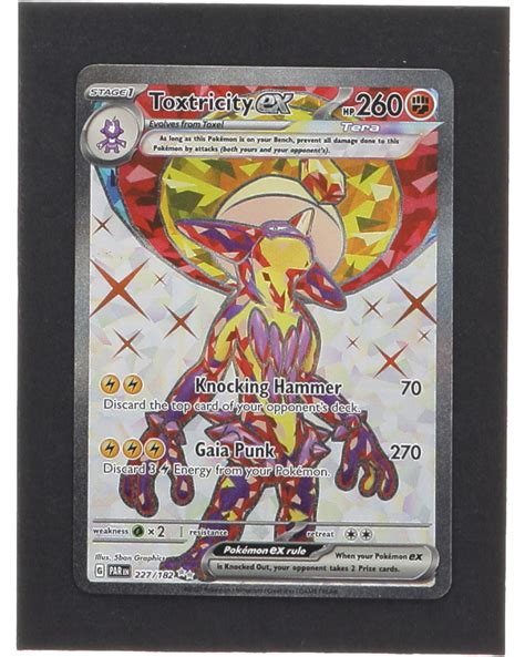 Toxtricity EX 2023 Pokemon Scarlet And Violet Paradox Rift 227 Holo