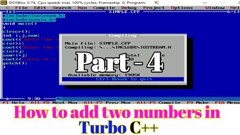 how to add two number in c part 4 program to add two numbers in c learn more pro youtube