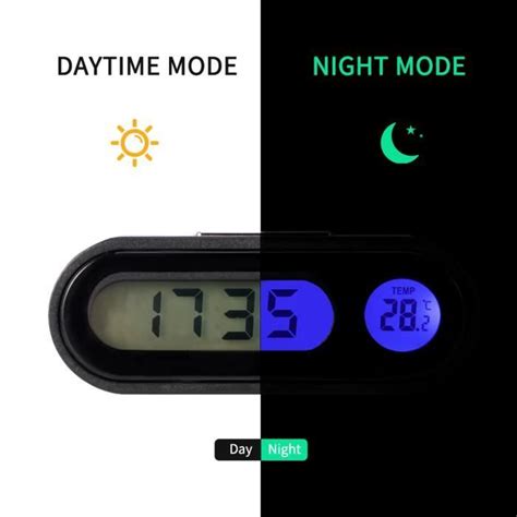 V Hicule Automobile Num Rique Horloge Lectronique Thermom Tre